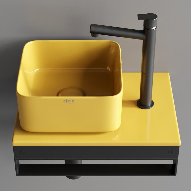 Ceramica Cielo Shui Comfort art. Milaq Square Washbasin Set 2 (321212 ...