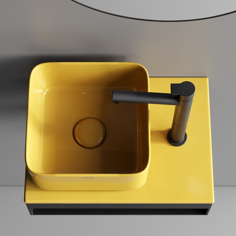 Ceramica Cielo Shui Comfort art. Milaq Square Washbasin Set 2 (321212 ...