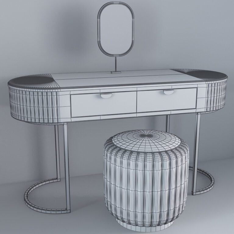 Dressing table (321286) 3D model - Download 3D model Dressing table ...