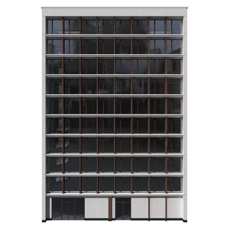 Modern office building No. 1 (321785) 3D model - Download 3D model ...