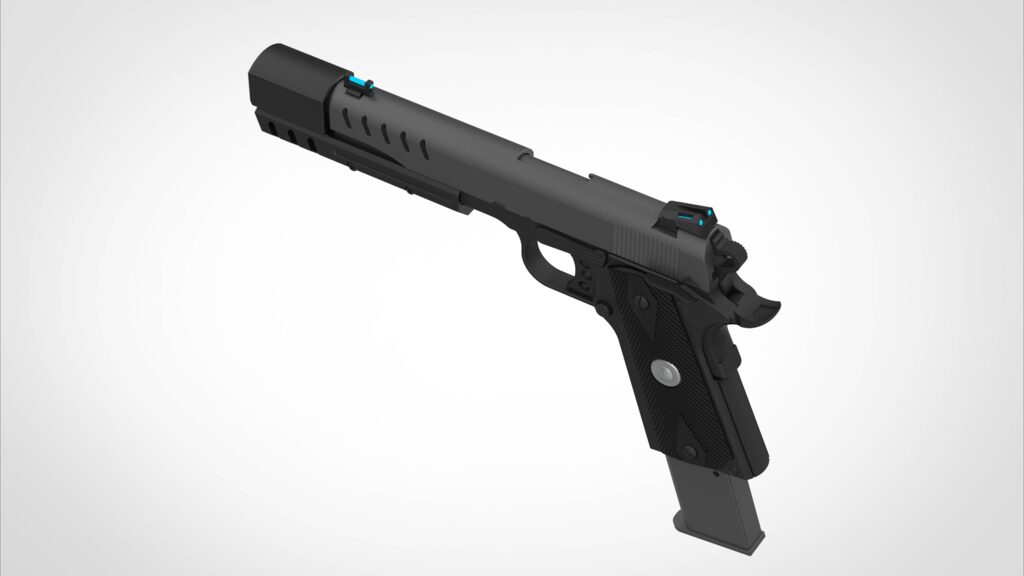 Modified Remington R1 pistol from the game Rise of the Tomb Raider 2015 ...