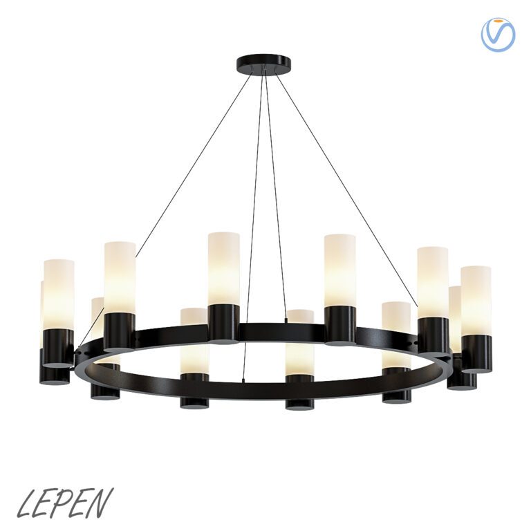 Lepen Chandelier (322226) 3D model - Download 3D model Lepen Chandelier ...