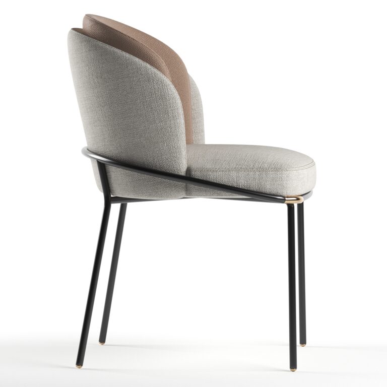 Minotti FIL NOIR chair (322600) 3D model - Download 3D model Minotti ...