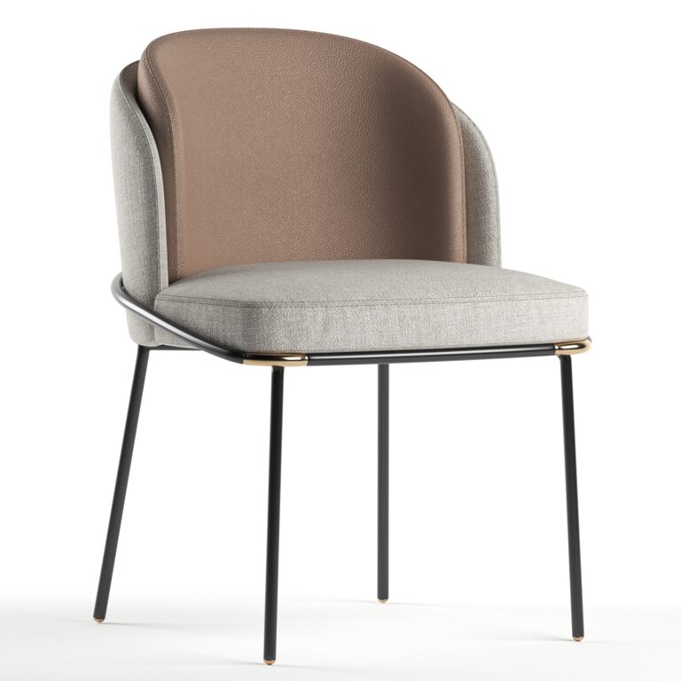 Minotti FIL NOIR chair (322600) 3D model - Download 3D model Minotti ...