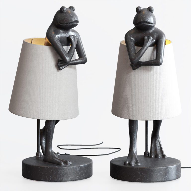 Frog Table Lamp (323675) 3D model - Download 3D model Frog Table Lamp ...
