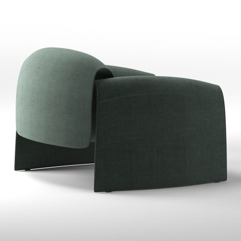LE CLUB Fabric armchair By Poliform design Jean Marie Massaud (323744 ...