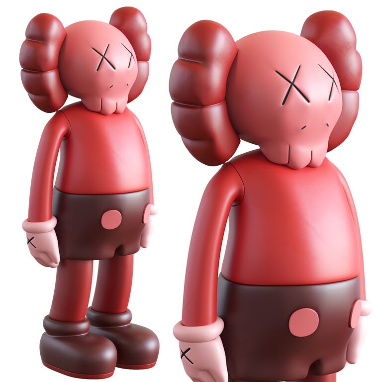 Kaws Red Blush Companion Statuette 2016 (323763) 3D model - Download 3D ...