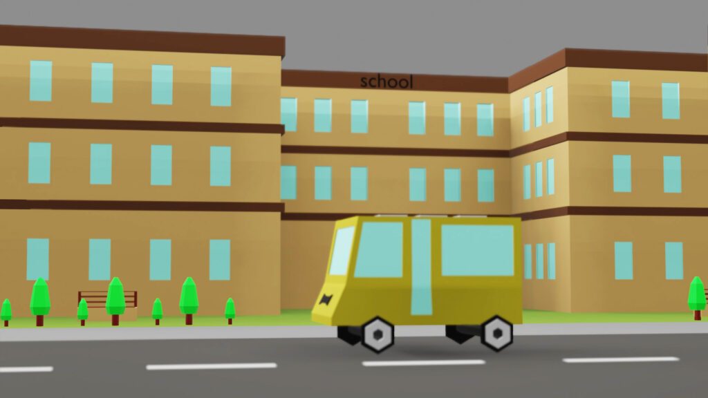 School low poly vol 01 (324839) 3D model - Download 3D model School low ...