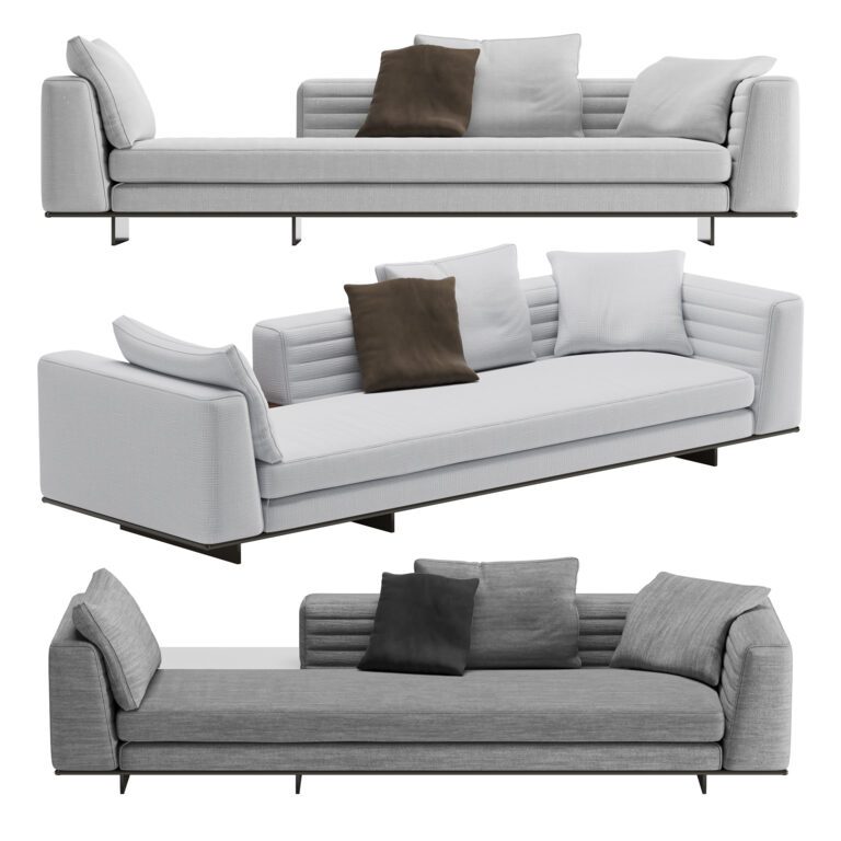 Roger Suite Sofa Low With Case (324863) 3D model - Download 3D model ...