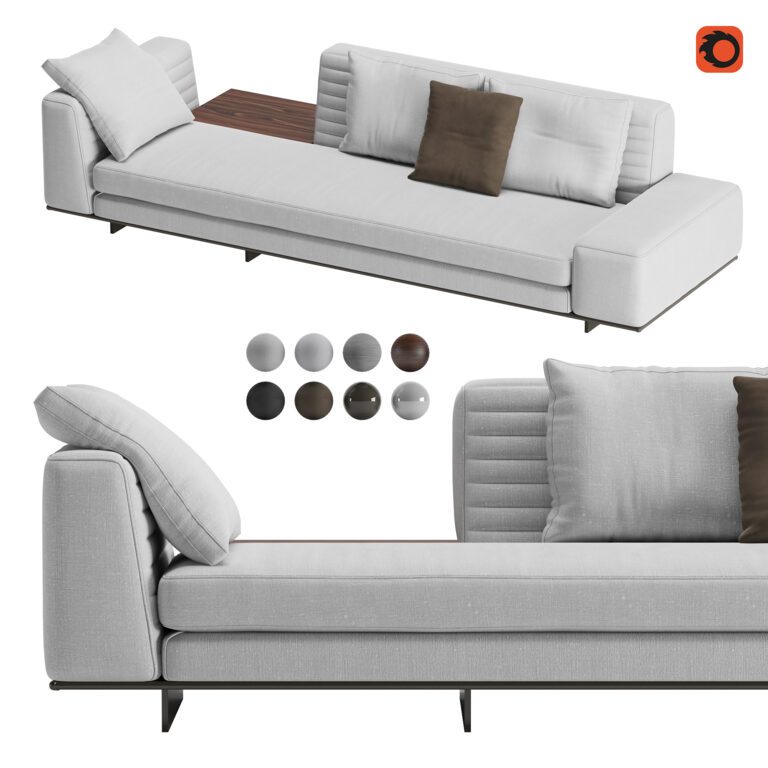 Minotti Roger Suite Sofa (324869) 3D model - Download 3D model Minotti ...