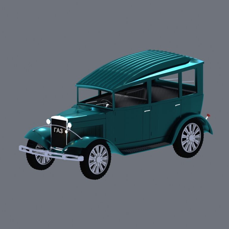 GAZ-6 toy car (collectible) (324949) 3D model - Download 3D model GAZ-6 ...