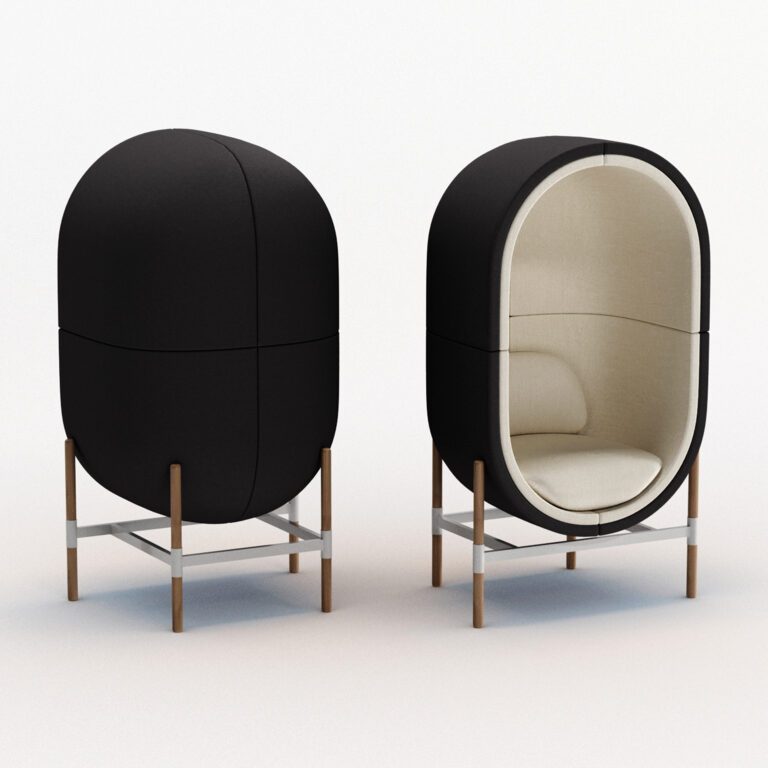 Capsule Armchair (325387) 3D model - Download 3D model Capsule Armchair ...