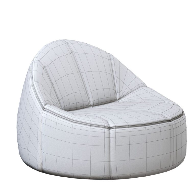 Alpha club Chair by Pierre Paulin (325412) 3D model - Download 3D model ...