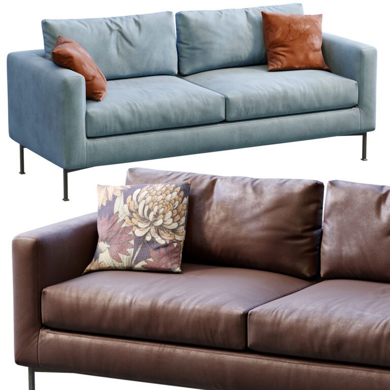 Livingdivani Box Sofa (325591) 3D model - Download 3D model ...