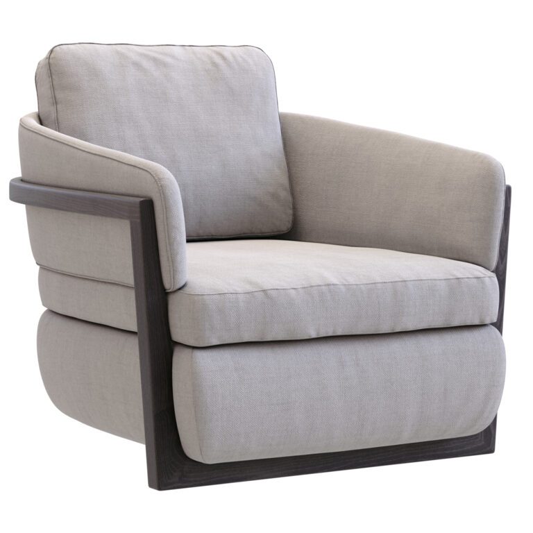 Armchair Arena By Porada (325645) 3D model - Download 3D model Armchair ...