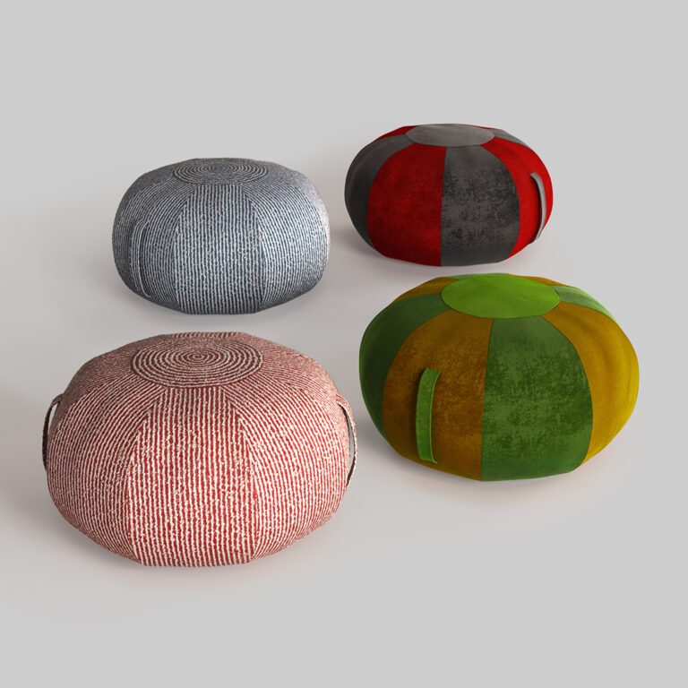 Poufs Set (325768) 3D model - Download 3D model Poufs Set (325768 ...