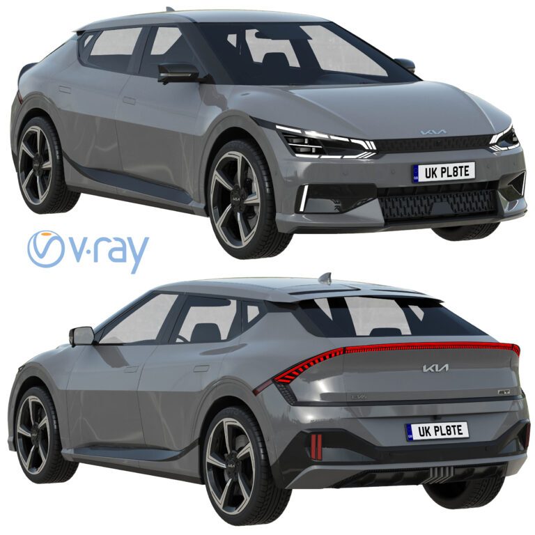 Kia EV6 GT car (325873) 3D model - Download 3D model Kia EV6 GT car ...