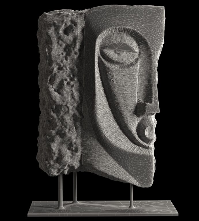 Abstract face sculptur (325963) 3D model - Download 3D model Abstract ...