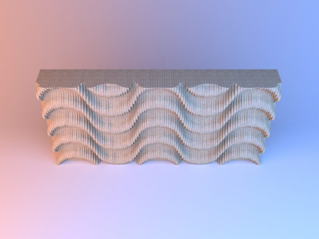 Parametric wall wood (326188) 3D model - Download 3D model Parametric ...