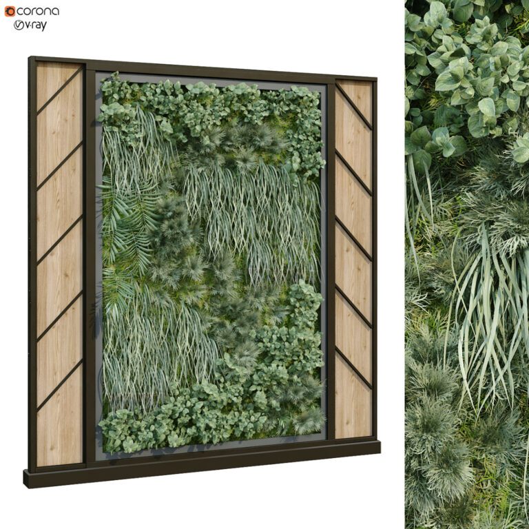 Vertical Plant Set 237 (326331) 3D model - Download 3D model Vertical ...