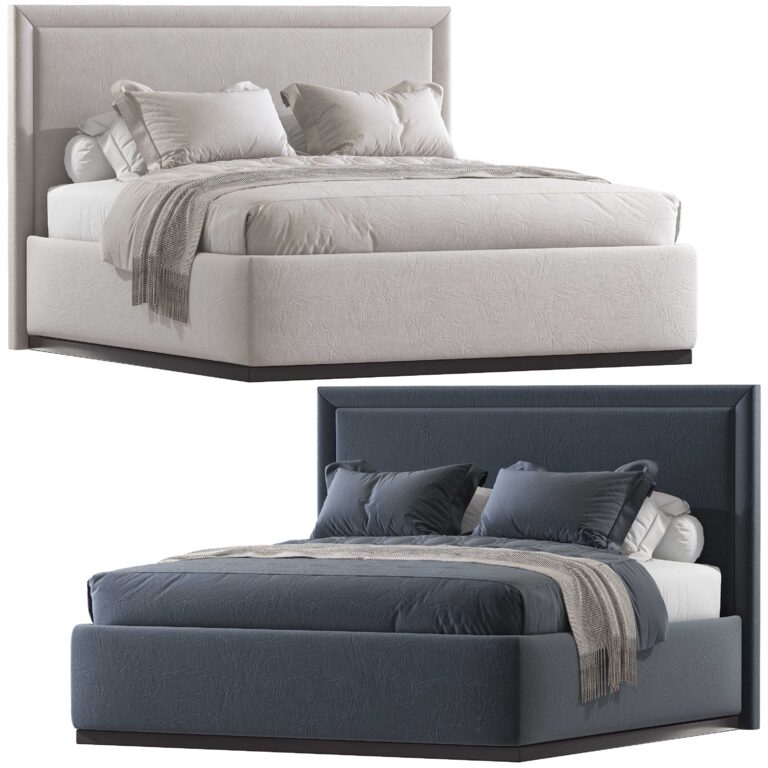 Double Bed 67 (327548) 3D model - Download 3D model Double Bed 67 ...