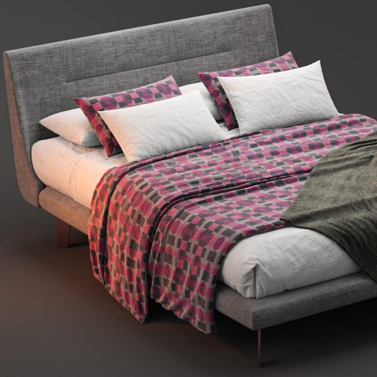 MEMENTO Huppe Bed (327919) 3D model - Download 3D model MEMENTO Huppe ...
