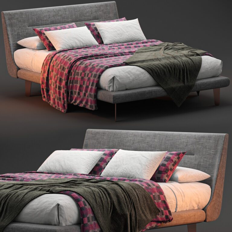MEMENTO Huppe Bed (327919) 3D model - Download 3D model MEMENTO Huppe ...