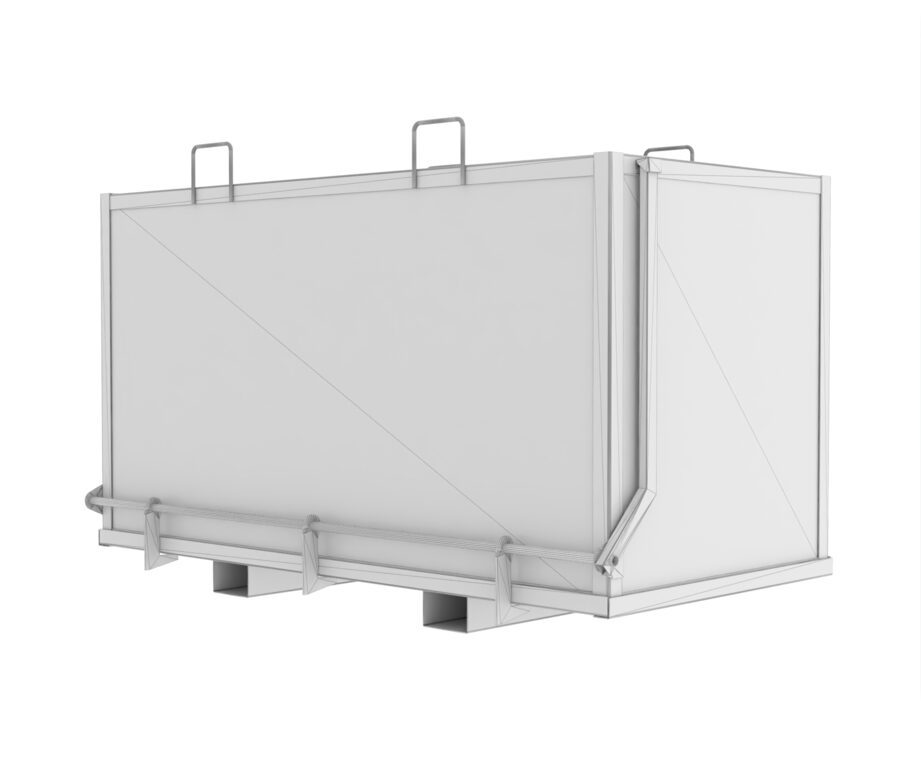 Flip-bottom container (328046) 3D model - Download 3D model Flip-bottom ...