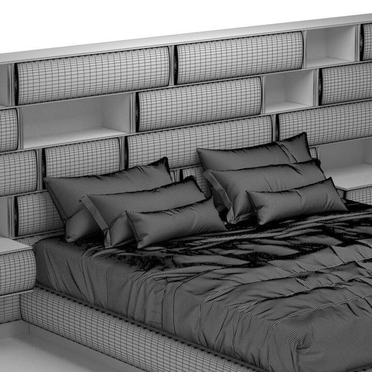 Visionnaire emotion bed (328273) 3D model - Download 3D model ...
