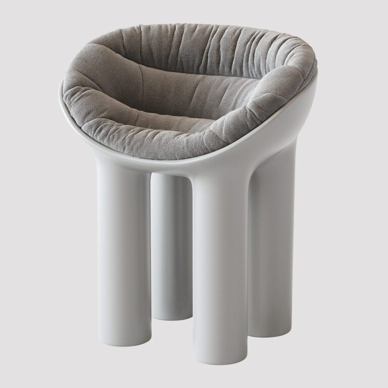 Faye Toogood Roly Poly Dining Chair (328532) 3D model - Download 3D ...