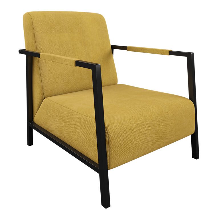 WAKASAN YELLOW LOUNGE armchair (329018) 3D model - Download 3D model ...