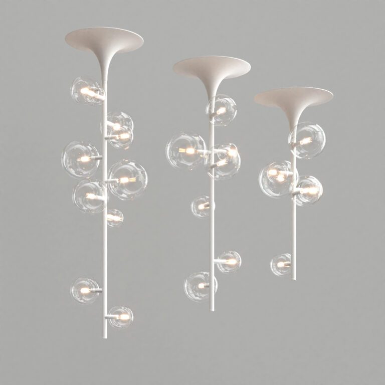 IONA C WIDE AND IONA LINE CHANDELIER COLLECTION (329273) 3D model ...