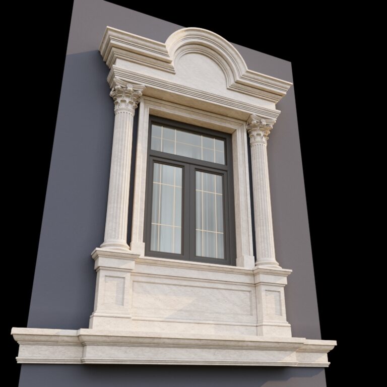 Classic element Window (329559) 3D model - Download 3D model Classic ...