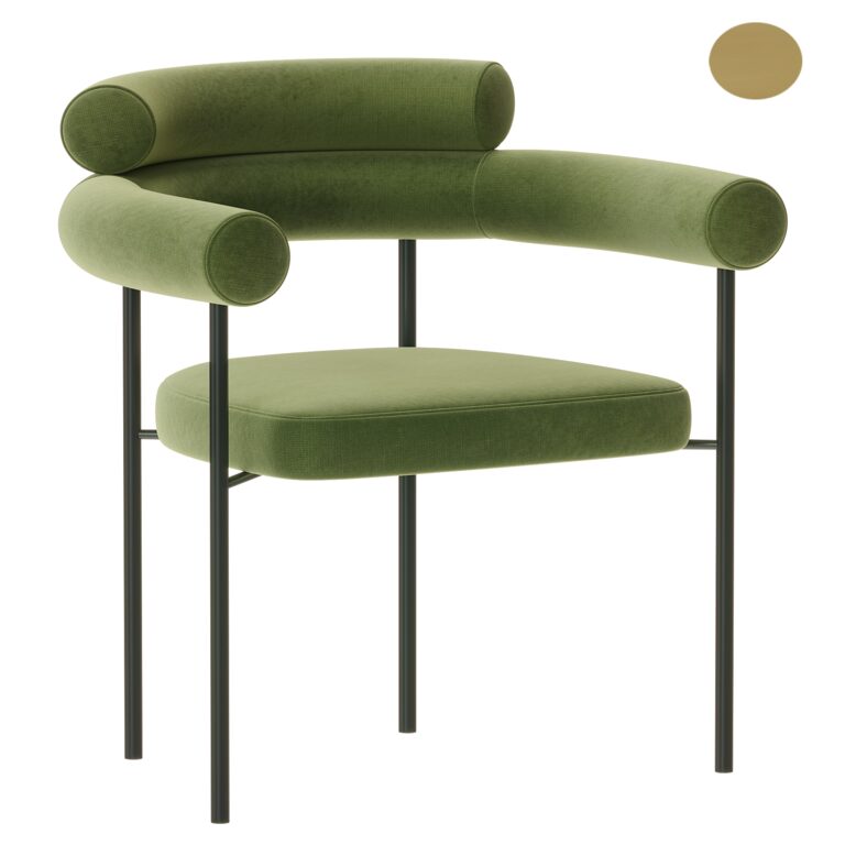 Dining Chair Portia by Nuevo (330081) 3D model - Download 3D model ...