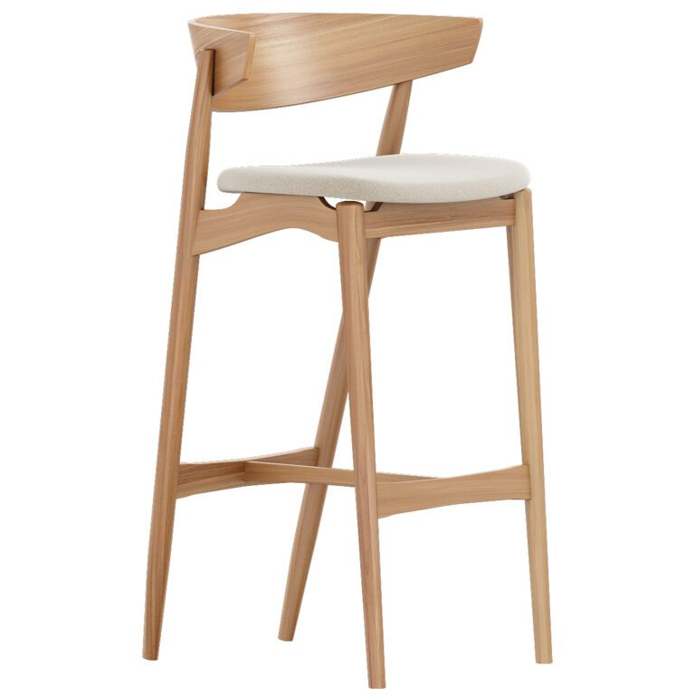 No 7 bar stool (330189) 3D model - Download 3D model No 7 bar stool ...