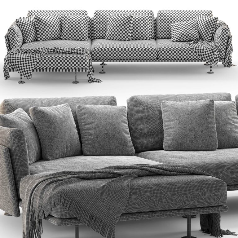 Angular Sofa Twils Harold (330388) 3D model - Download 3D model Angular ...