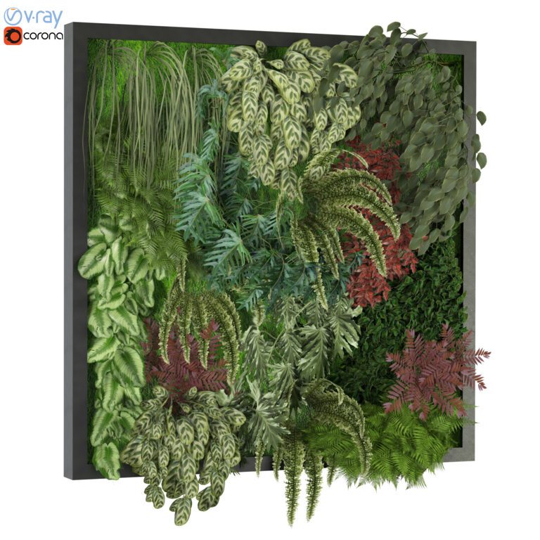 Vertical Garden 04 (330673) 3D model - Download 3D model Vertical ...