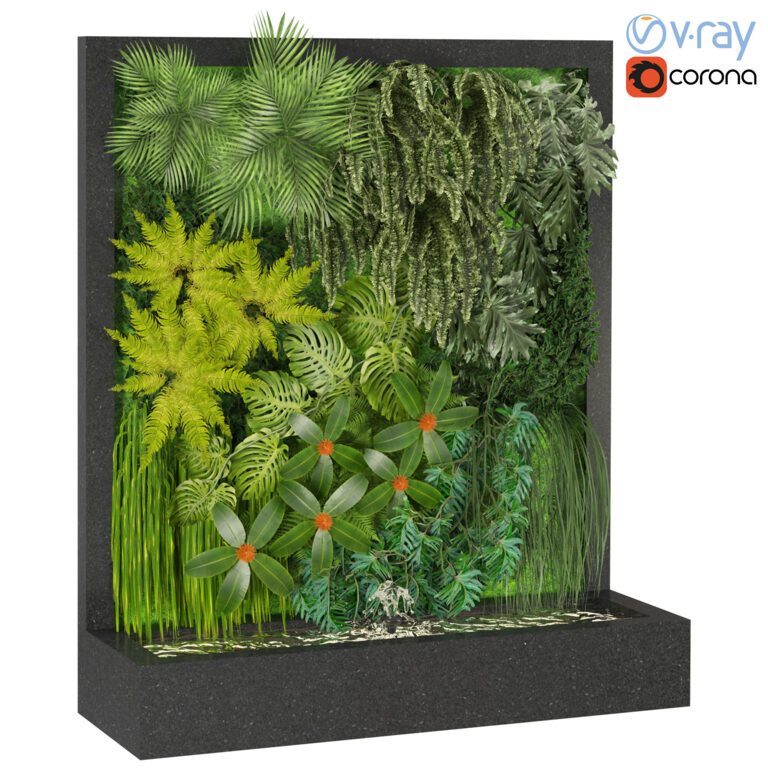 Vertical Garden 05 (330674) 3D model - Download 3D model Vertical ...
