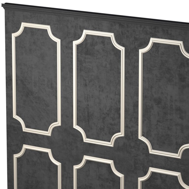 Wall panel - gypsum stucco (330707) 3D model - Download 3D model Wall ...