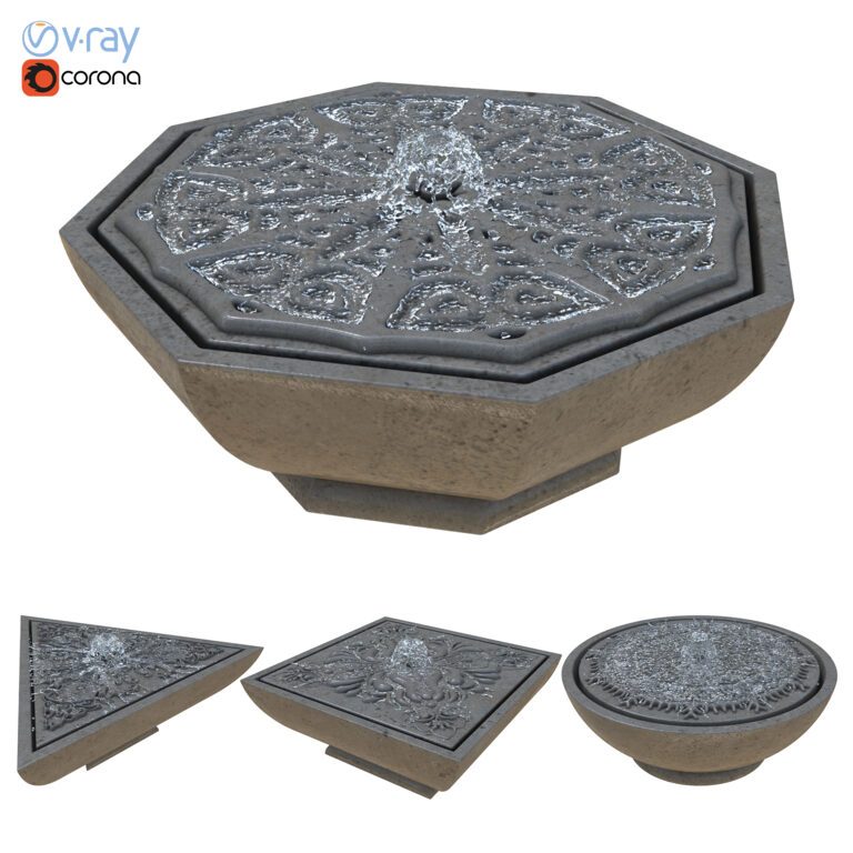 Ornamental Collection Classic Table Fountain (330770) 3D model ...