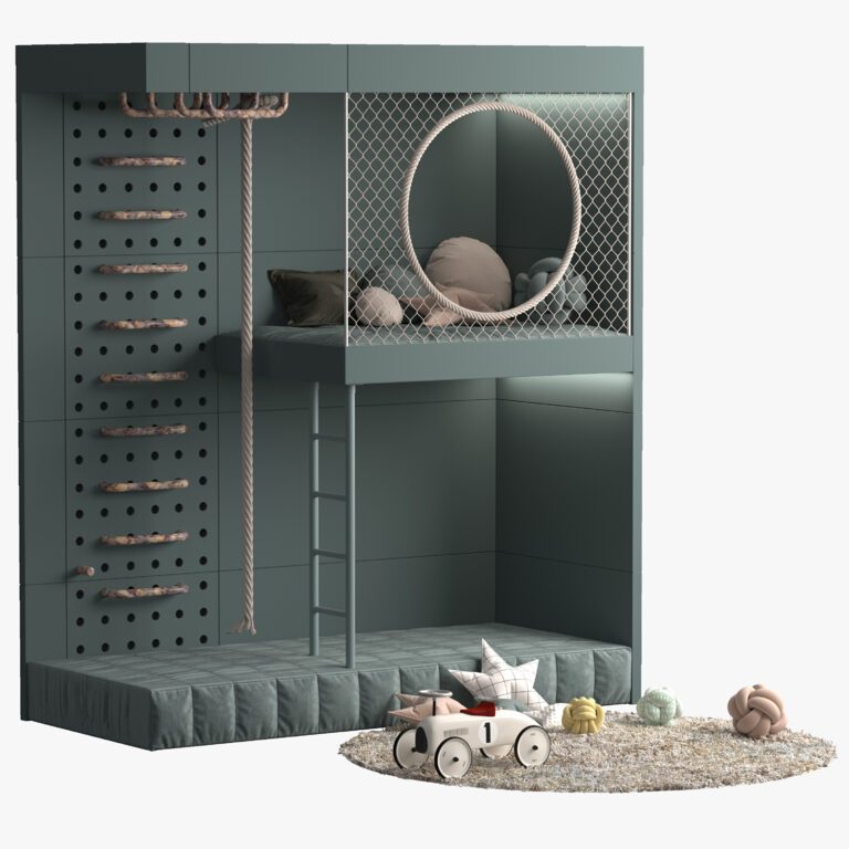 Children's play area (331007) 3D model - Download 3D model Children's ...