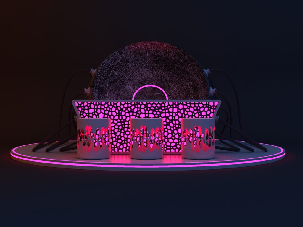 Cyber glow sphere bar (331122) 3D model - Download 3D model Cyber glow ...
