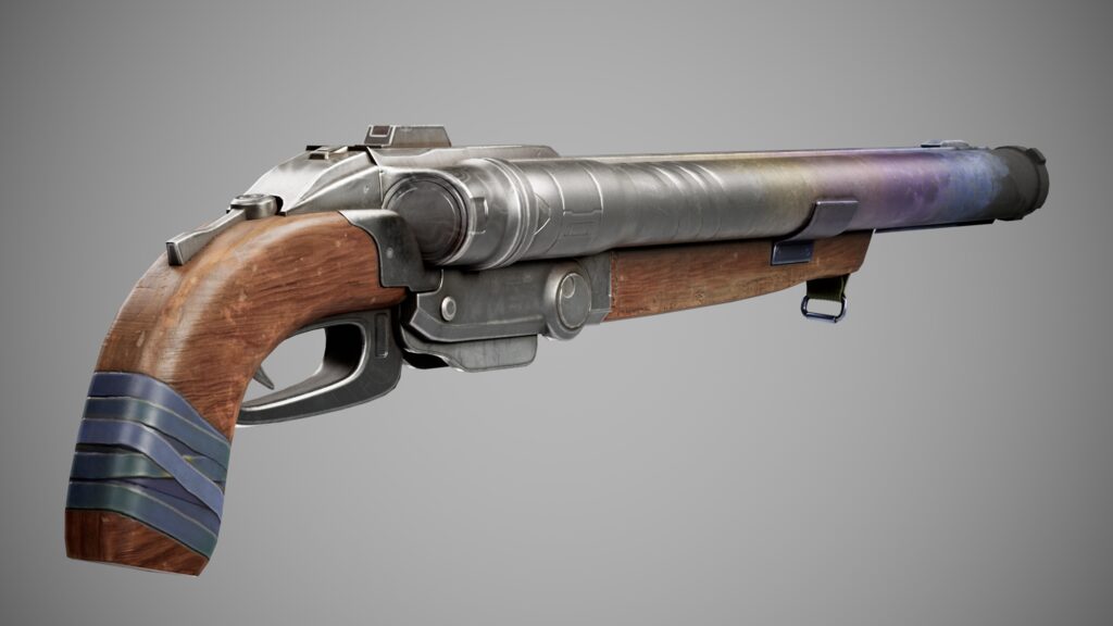 Super double barrel shotgun weapon of slayer (331198) 3D model ...