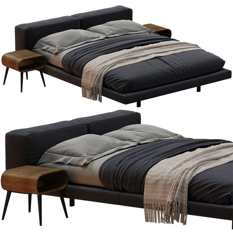 Zenit Bed (331518) 3D model - Download 3D model Zenit Bed (331518 ...