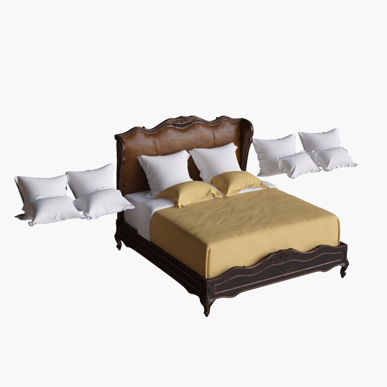 Hooker Grandover California King Bed (33163) 3D model - Download 3D ...
