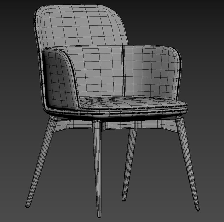 Dining chair 10 (331725) 3D model - Download 3D model Dining chair 10 ...