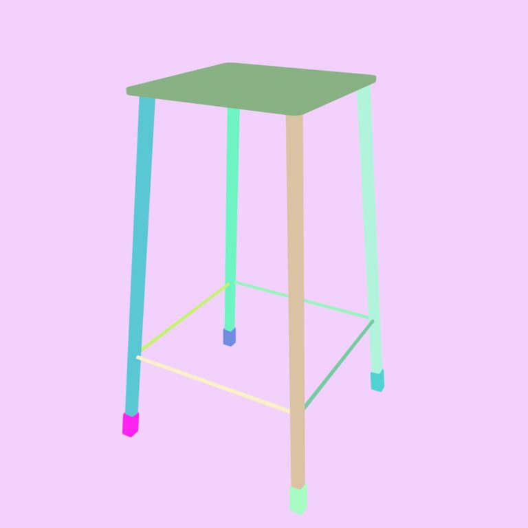 Universal stool (331800) 3D model - Download 3D model Universal stool ...