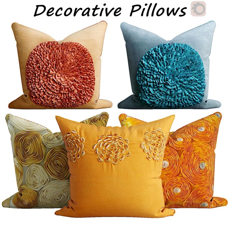 Pillow Set 502 332488 3d Model Download 3d Model Pillow Set 502 332488 332488 3d