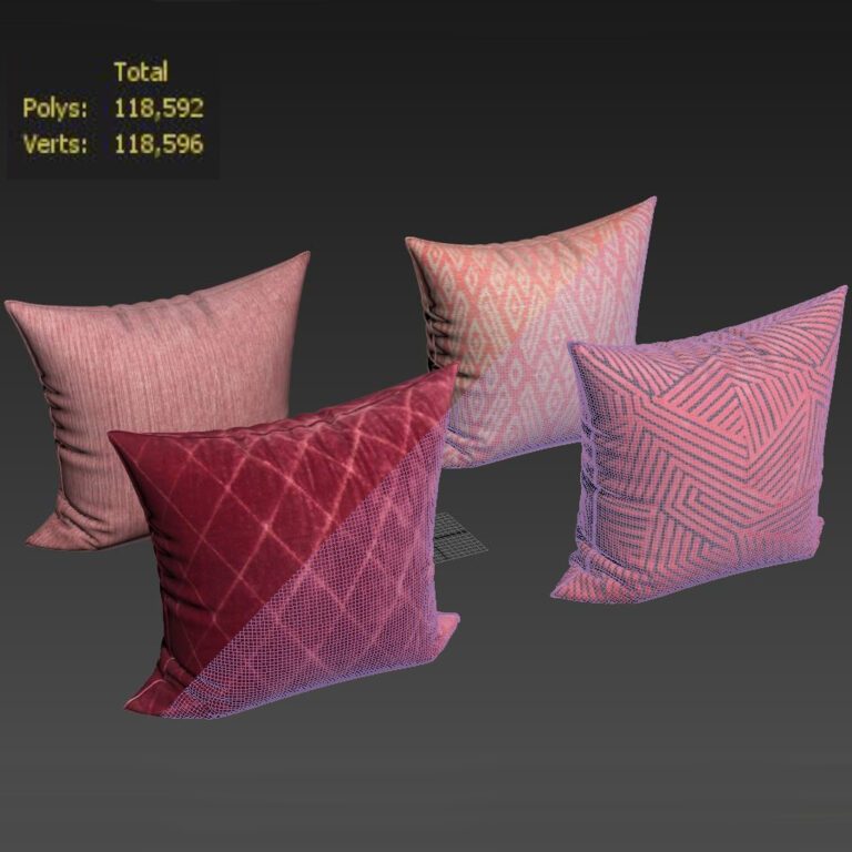 Pillows 434 (332685) 3D model - Download 3D model Pillows 434 (332685 ...