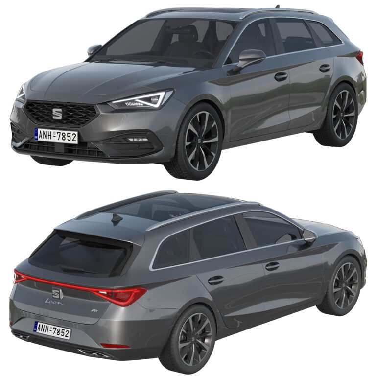 SEAT Leon Sportstourer FR (332885) 3D model - Download 3D model SEAT ...
